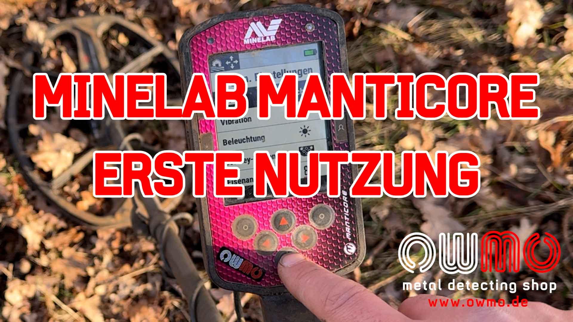 Minelab Manticore Setting For First Use Owmo Metal Detector Shop